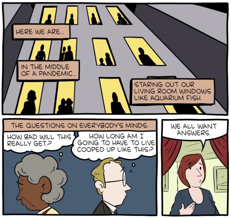 A Comic Strip Tour Of The Wild World Of Pandemic Modeling - 3 Quarks Daily