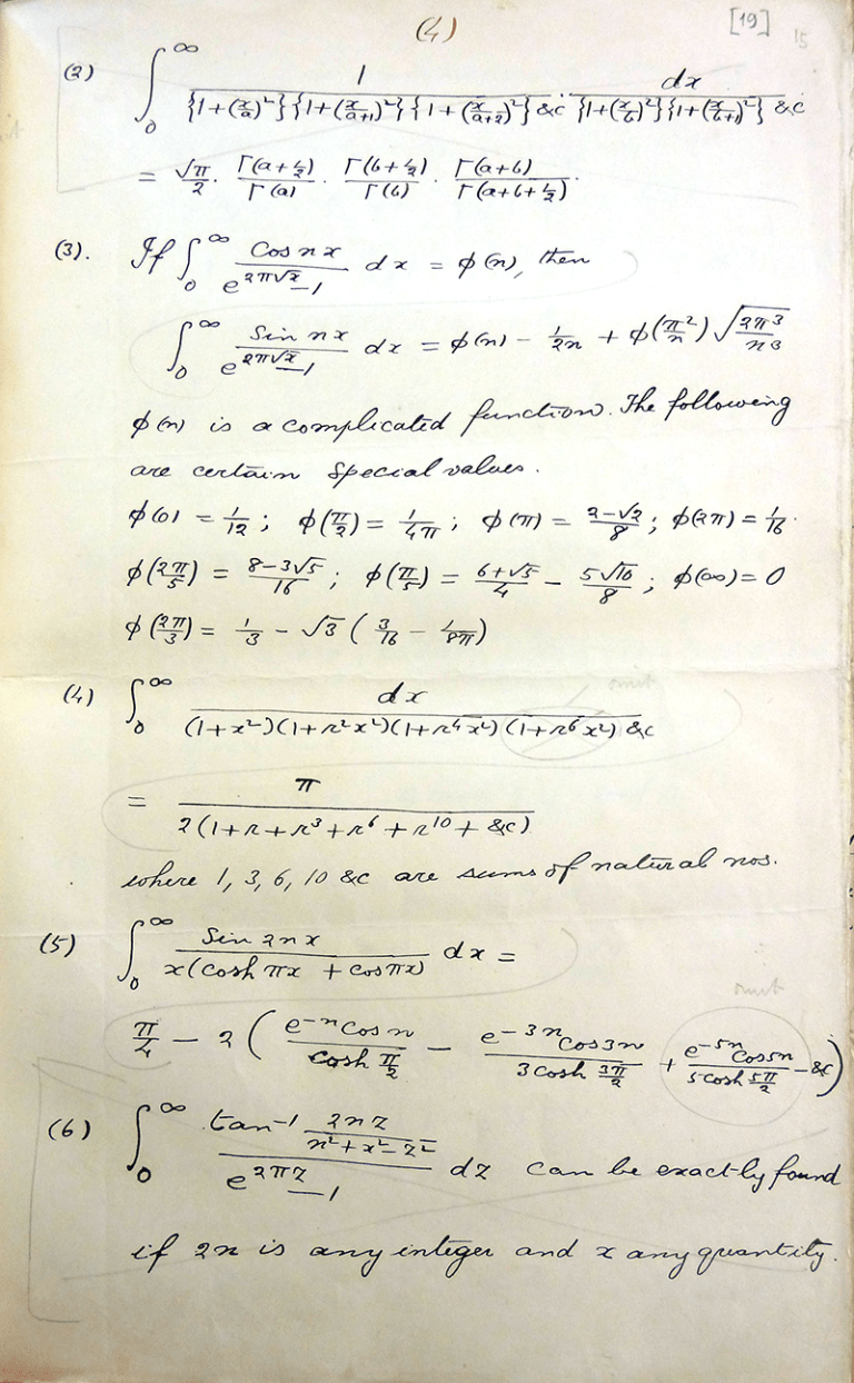 Ramanujan's Last Formula - 3 Quarks Daily