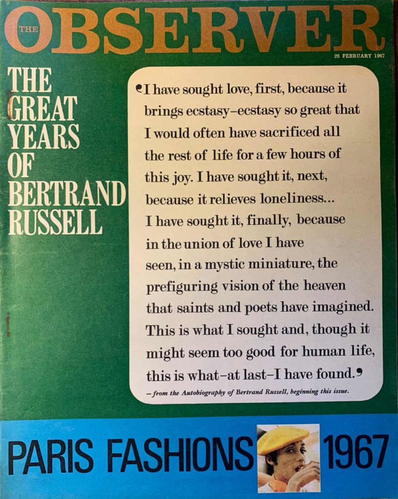 The great years of Bertrand Russell: the philosopher in his own words ...