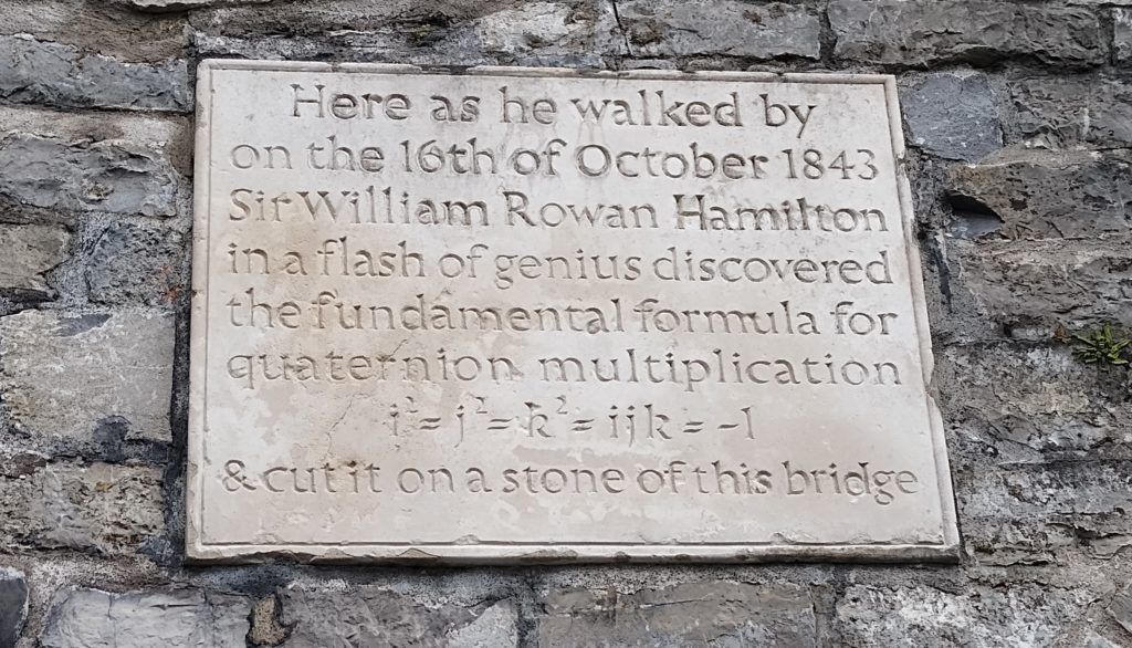 William Rowan Hamilton’s Quaternions - 3 Quarks Daily