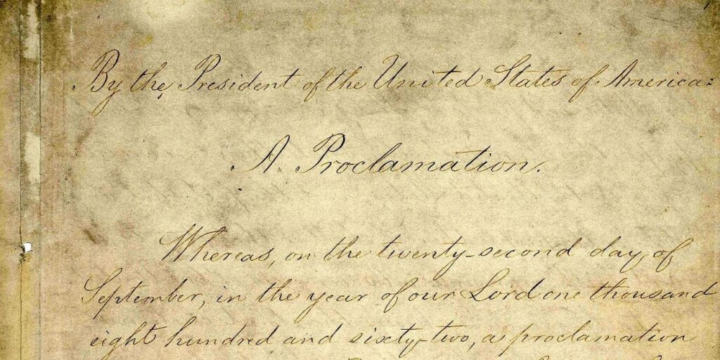 Emancipation Proclamation - 3 Quarks Daily