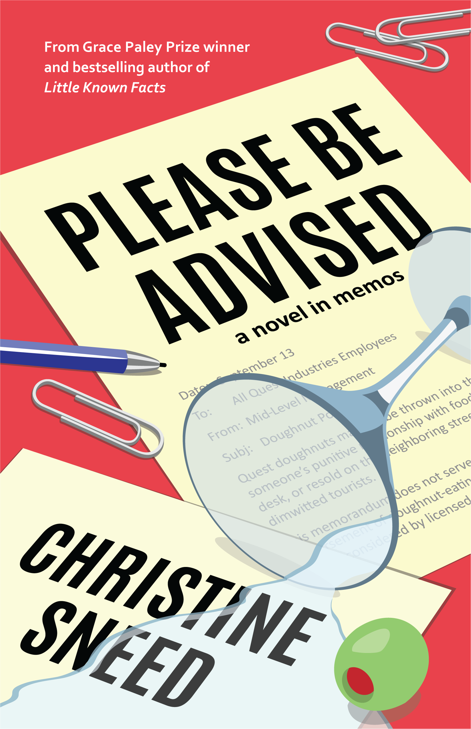 Please Be Advised: A Novel in Memos - 3 Quarks Daily